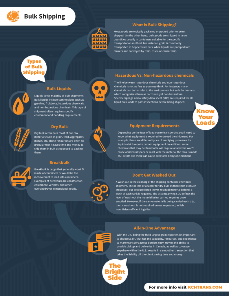 Bulk Shipping Logistics Infographic